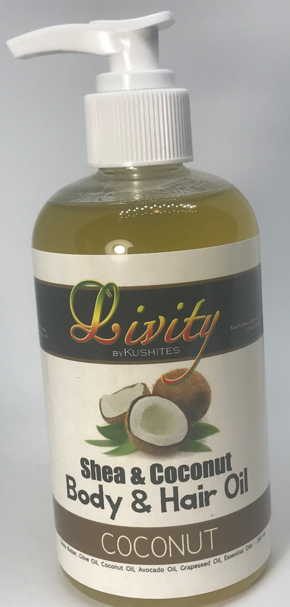 Coconut Body & Hair Oil – Livity byKushites